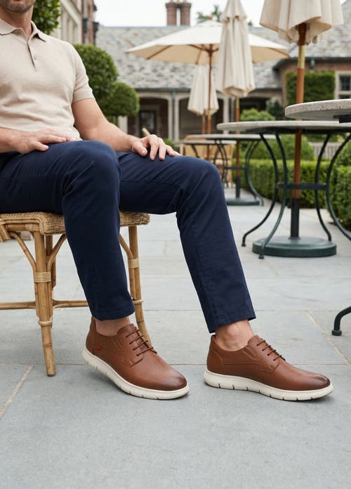 MARC JOSEPH NEW YORK Leather Plain Toe Casual Oxford